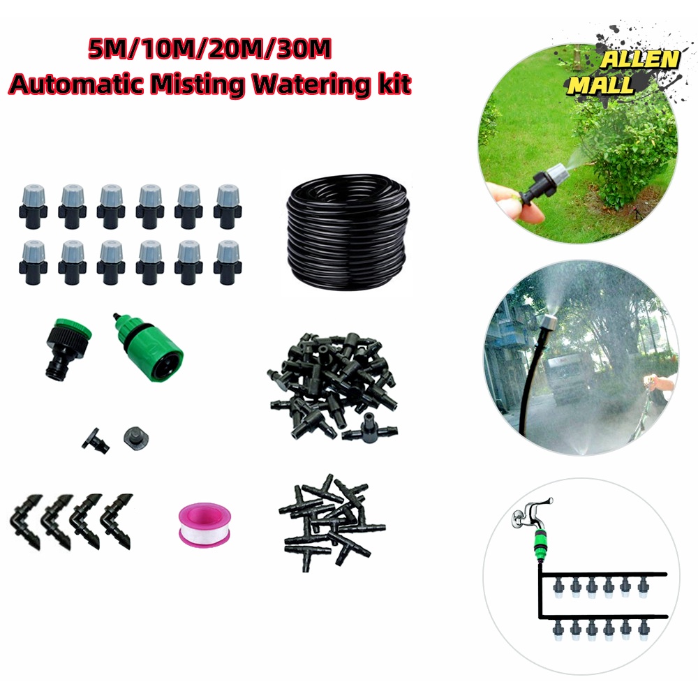 5m/10m/20m/30m Automatic Misting Watering kit Garden rrigation System 4 ...