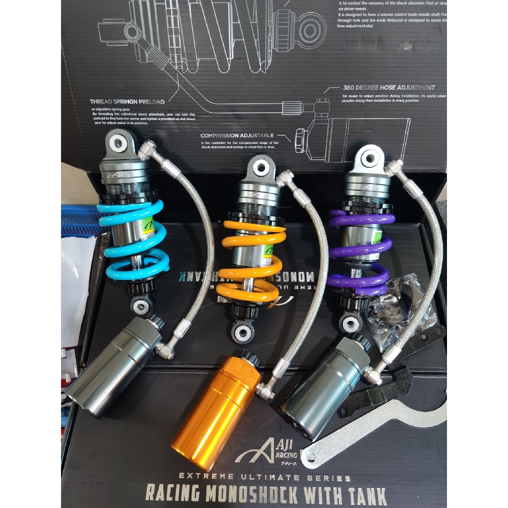 Y15ZR LC135 Monoshock With Tank Adjustable 205MM (turn Aji Racing ...