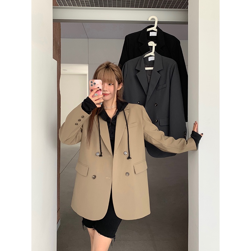 Real Shot Price 2022 Autumn New Style Fashion High-End Loose Blazer ...