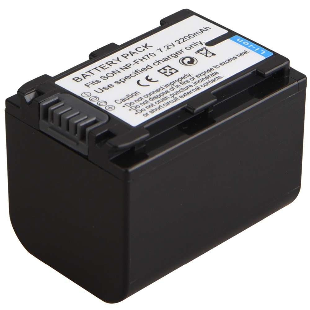 1pc 2200mAh NP-FH70 Camera Battery For Sony NP-FH50 NP-FH100 NP-FH30 NP ...