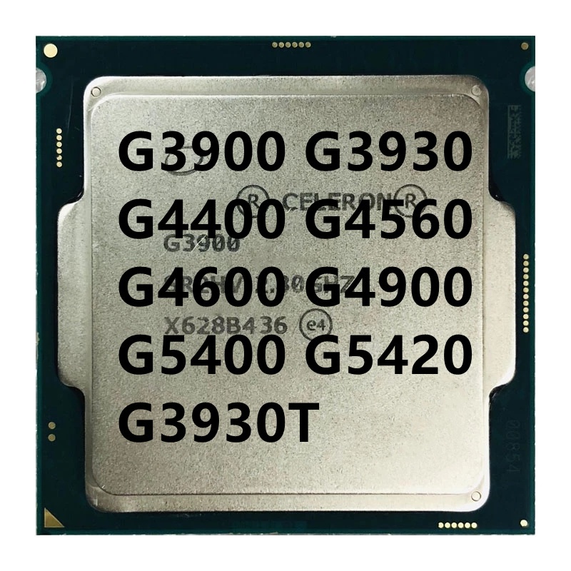 G3900 G3930 G4400 G4560 G4600 G4900 G5400 G5420 G3930T Dual Core CPU Processor LGA 1151 | Shopee ...