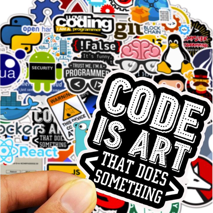 Extremely COOL CODING PROGRAMMING premium Sticker ms 24 | Shopee ...