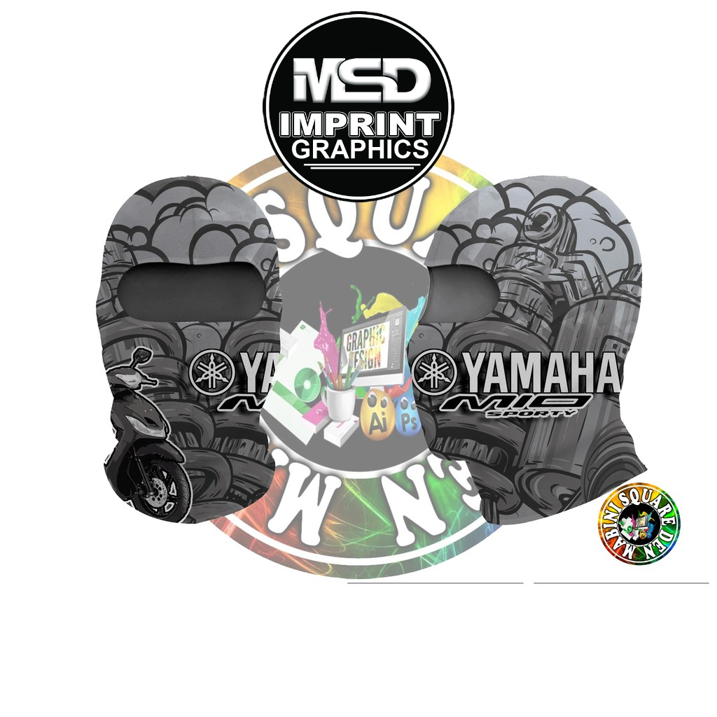 MIO SPORTY FULL MASK FULL SUBLIMATION | Shopee Philippines