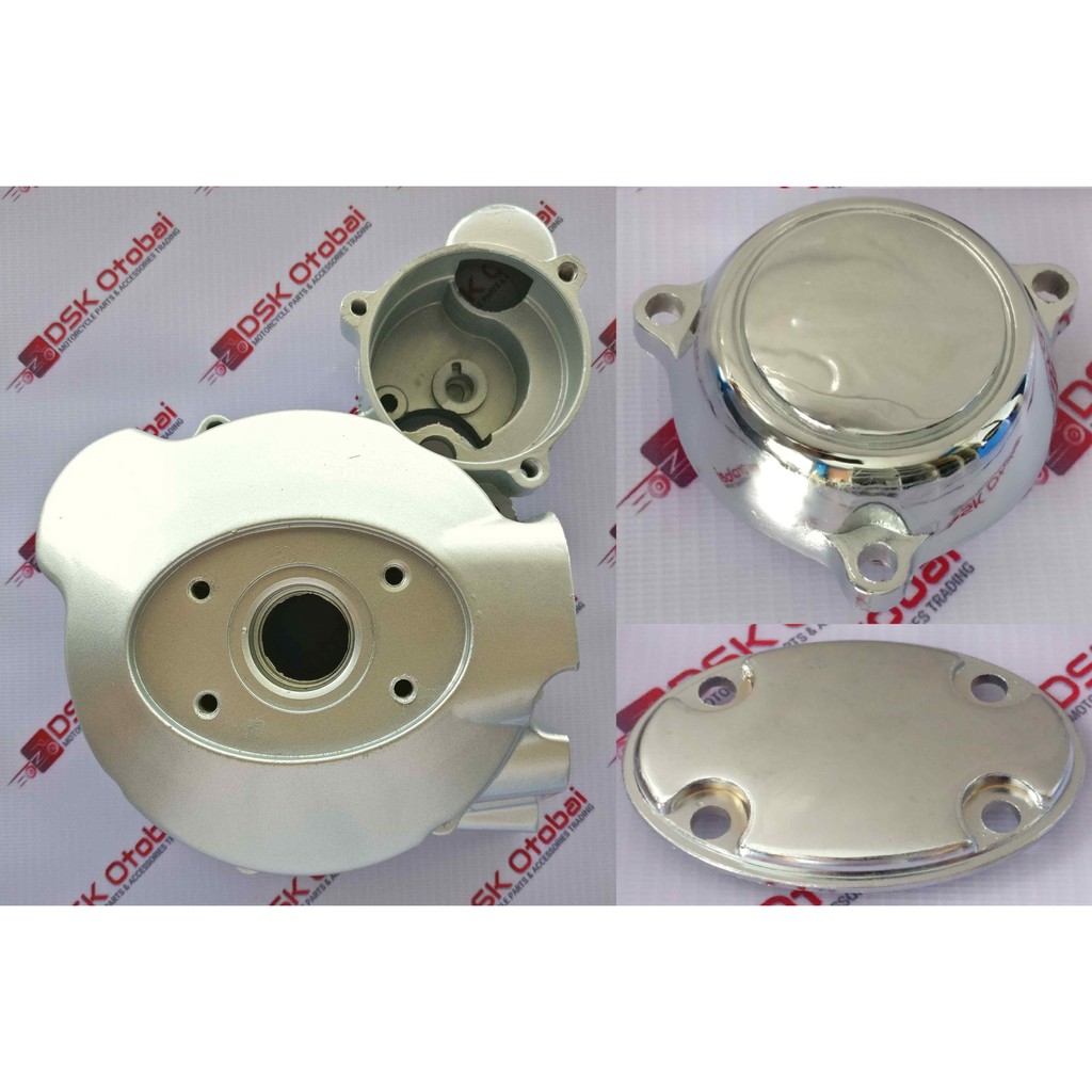 Rusi TC 125/TC 150/TC 175 Left Crankcase Cover (Magneto Cover) / Emblem ...