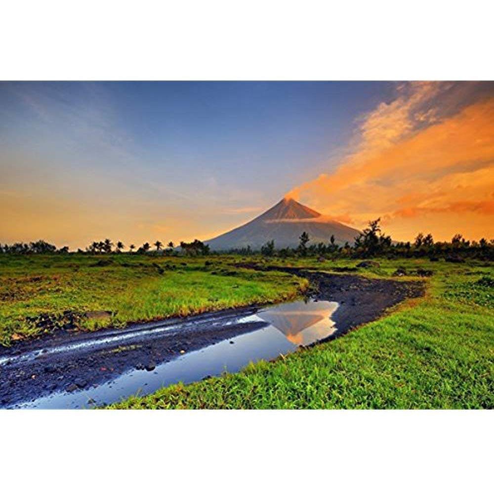 HildaLouis Philippines Mountains Parks Sky Mayon Volcano Poster Art ...