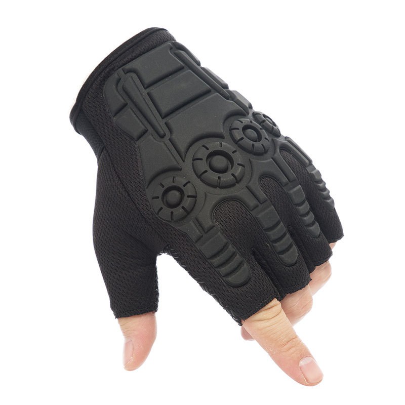 Outdoor motorcycle riding gloves, non-slip breathable, protective ...