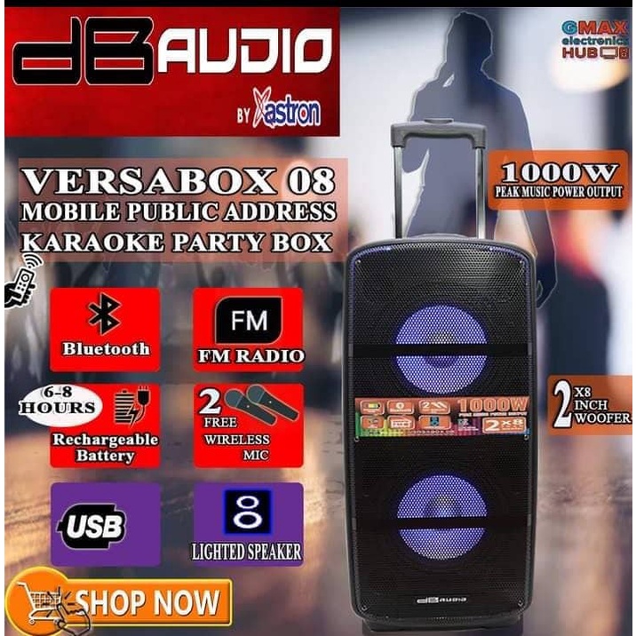 DB AUDIO VERSABOX 08 | Shopee Philippines