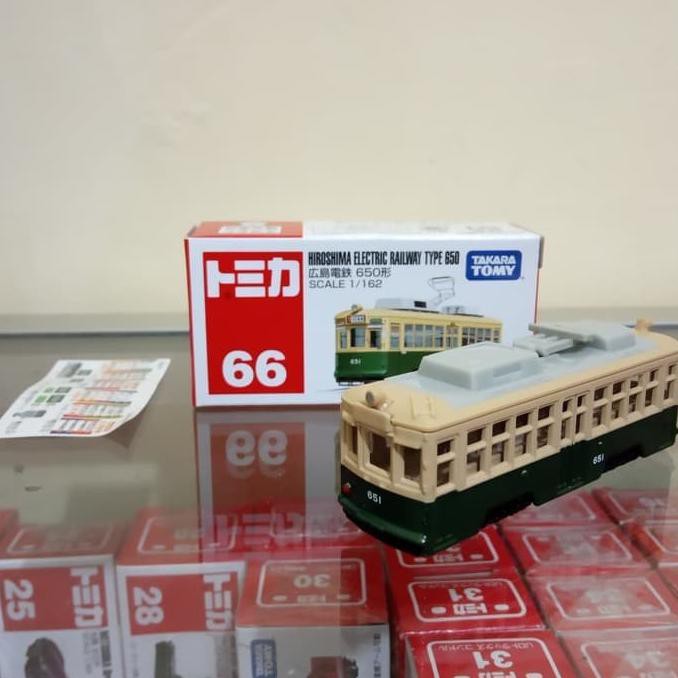 Tomica Collection Display Toys no. 66 Hiroshima train diecast Miniature ...