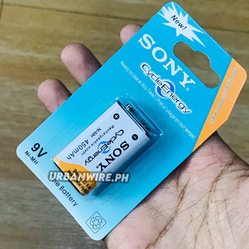 SONY Cycle Energy 9V Rechargeable NI-MH Battery | Shopee Philippines