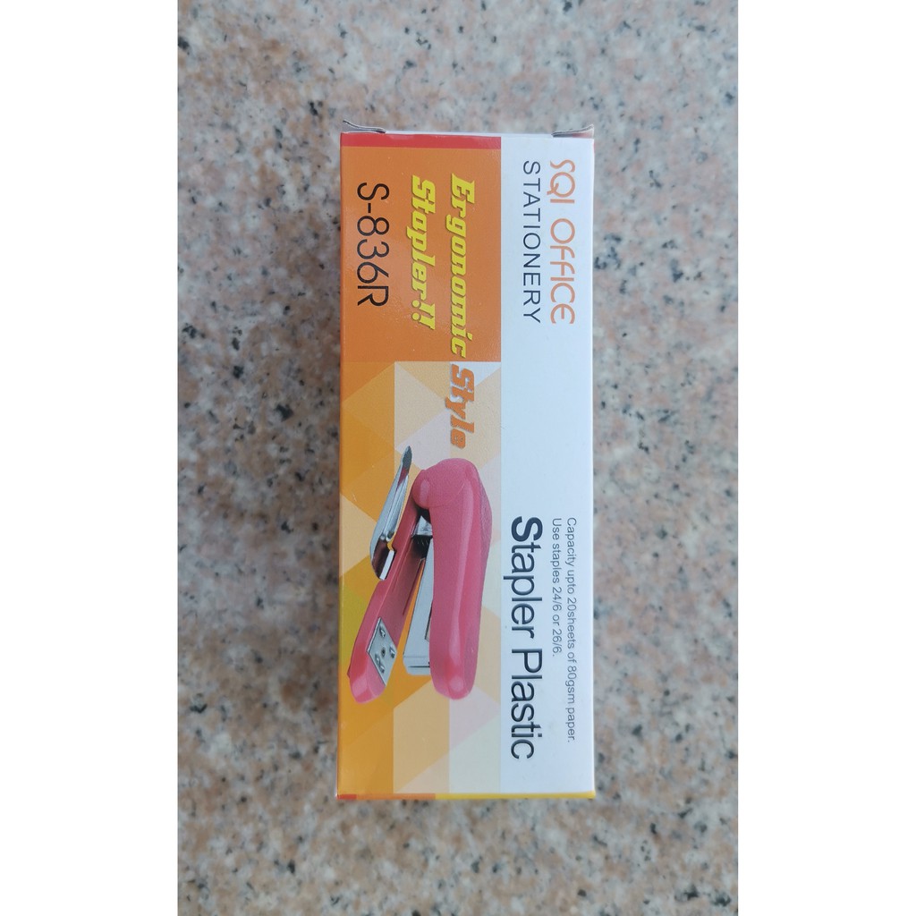 [SQI] Stapler Plastic (S–836R) | Shopee Philippines