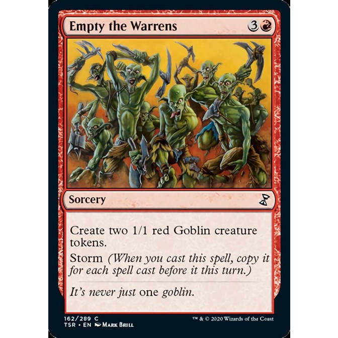 Magic the Gathering - Empty the Warrens,, - MTG Red - NM (_BKR) (_LP.3 ...