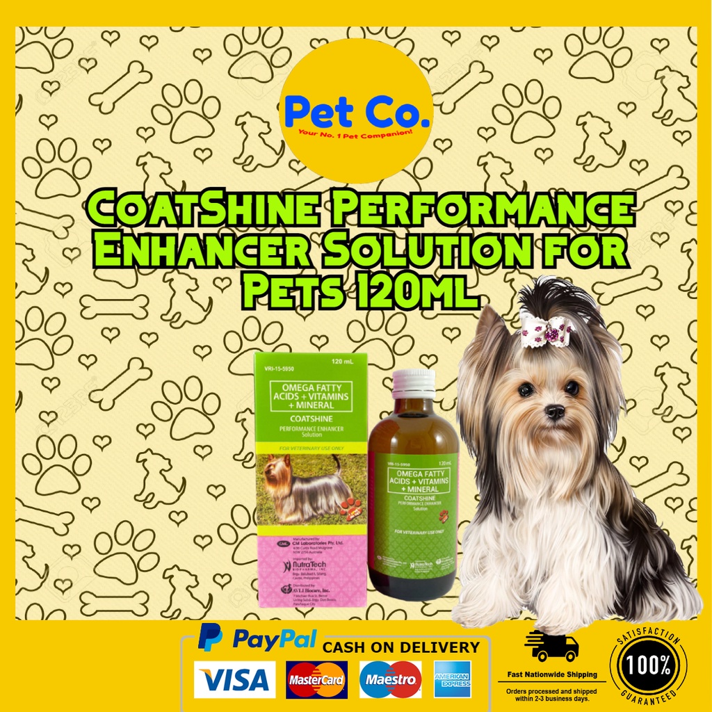 CoatShine Performance Enhancer Solution for Pets 120ml | Shopee Philippines