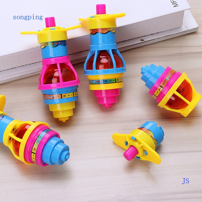 Songping 1Pcs Spinning Top Flash Luminous Spinning Tops Toy Colorful ...