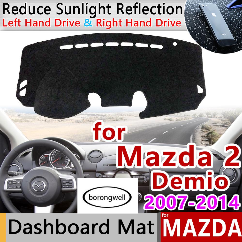 For Mazda 2 Demio 2007~2014 De Anti-slip Mat Dashboard Cover Pad ...