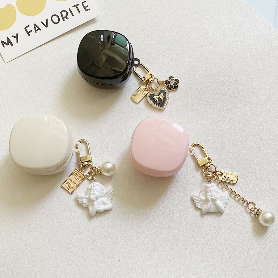 ins Angel Keychain Case ins For Baseus BD1 / E19 E20 E17 E18 M3S MC1 WM01 WM02 Case Silicone ...