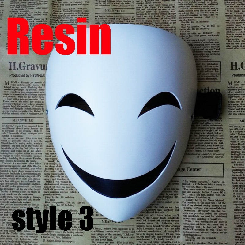 Anime Tenku Shinpan High Rise Invasion Mask White Sniper Smile Resin ...