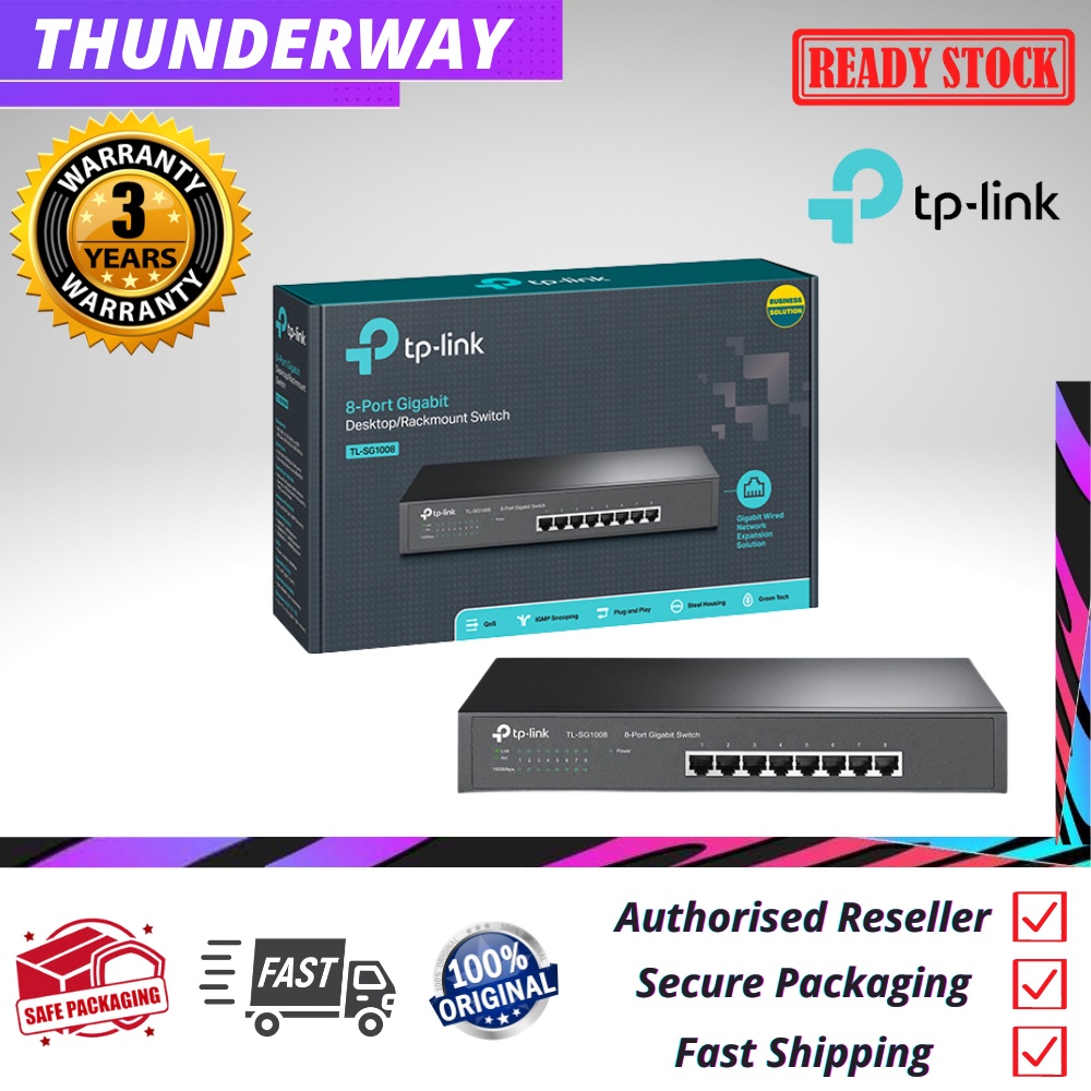 TP-LINK Tl-Sg1008 8-Port Gigabit Desktop/Rackmount Switch | Shopee ... TP-LINK Tl-Sg1008 8-Port Gigabit Desktop/Rackmount Switch | Shopee ...