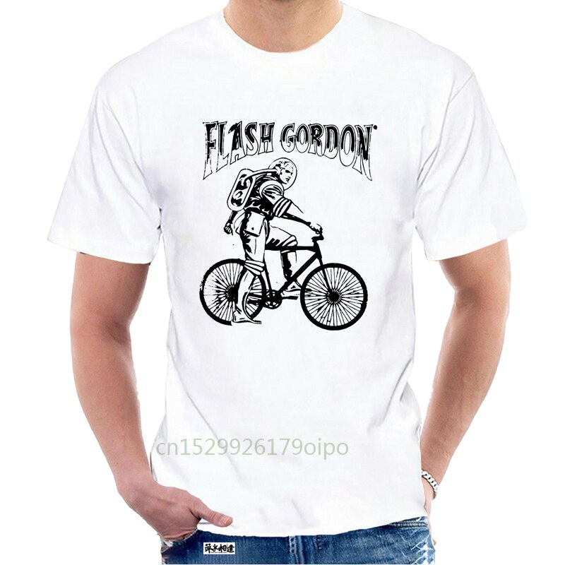 Flash Gordon Ride My Bicycle Men'S Tshirt Space Rocketman Vintage Comic ...