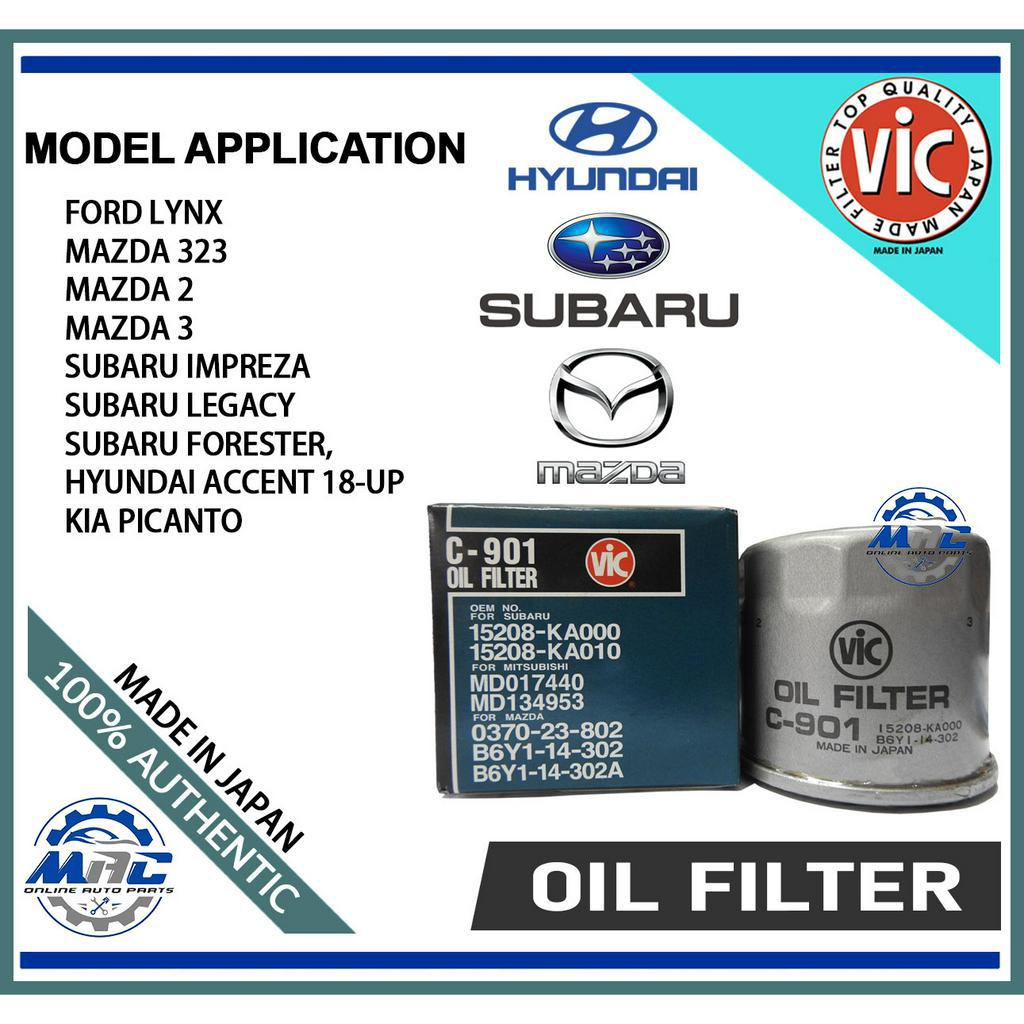 VIC C901 OIL FILTER for Impreza , legacy , forester , lynx , Mazda 323 ...
