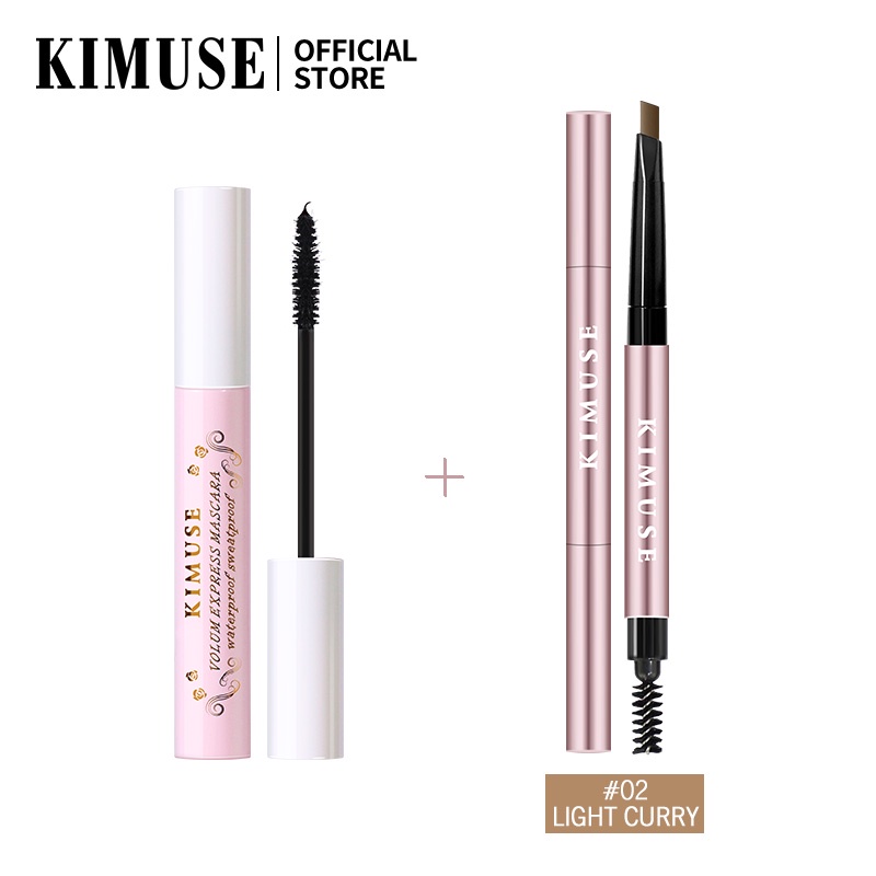 KIMUSE Waterproof Lasting Eyebrow+KIMUSE Volum Express Waterproof ...