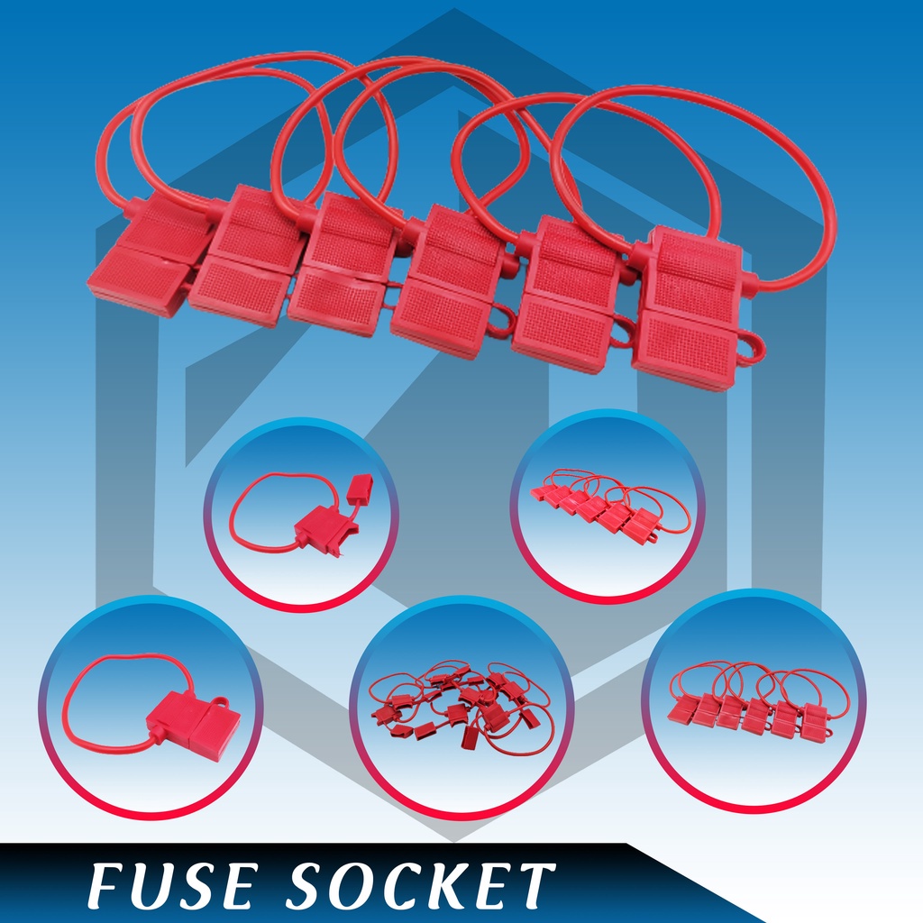 Motorcyle Waterproof Fuse Box Socket 10A Fuse 32volts (1piece ...