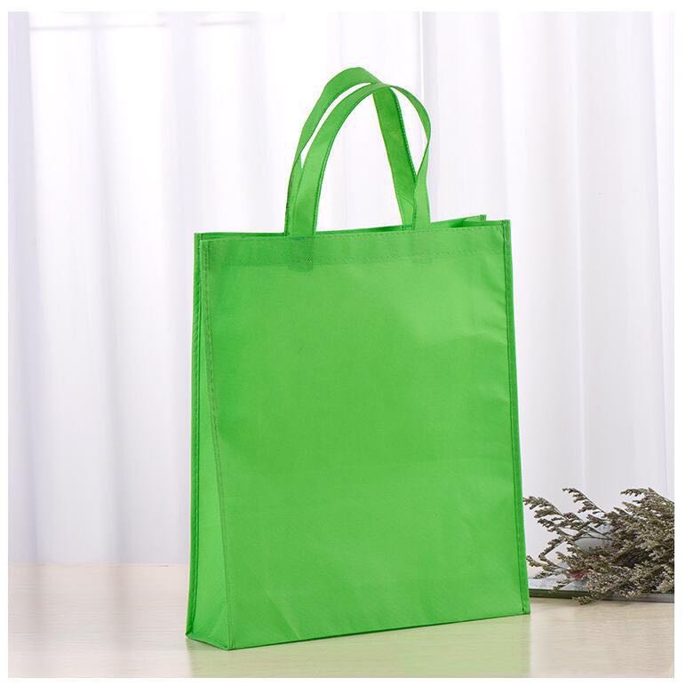 1 Pcs Handle Eco Bag Non-woven Tote Bag Shopping Storage Packaging ...