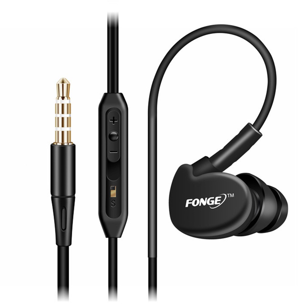 Fonge S500 HIFI Sport Running in ear earphone Super Bass Headset ...