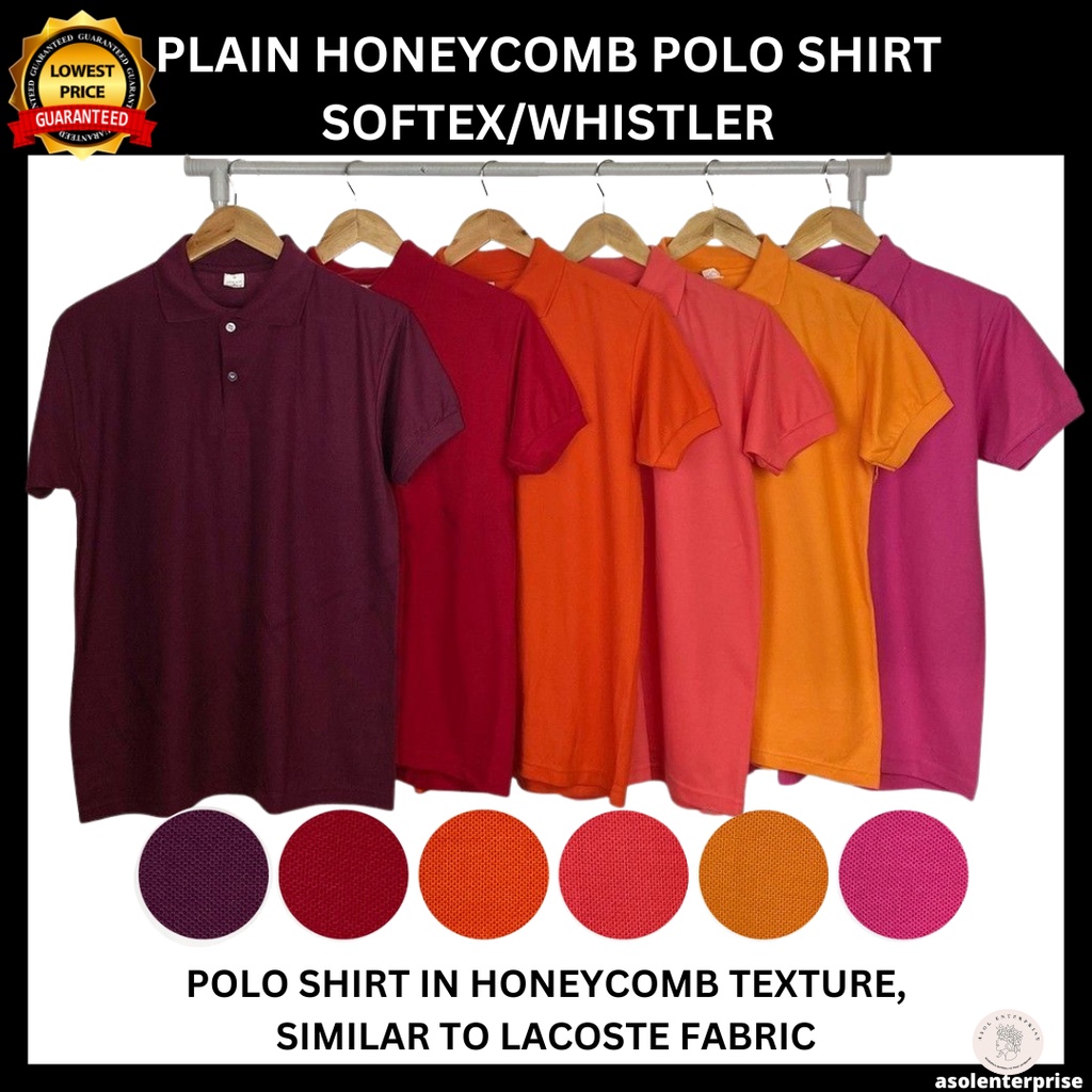 Polo Honeycomb | Red Color | Unisex | Softex, Southport, Whistler ...