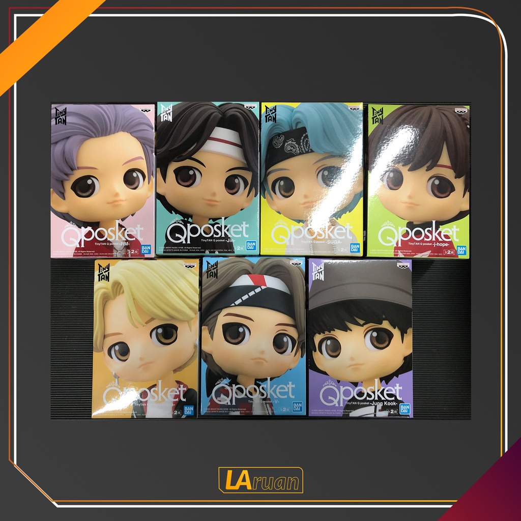 Original Q Posket BTS TinyTan Mic Drop - RM, JIN, SUGA, J-HOPE, JIMIN, V, JUNG KOOK Ver.A ...