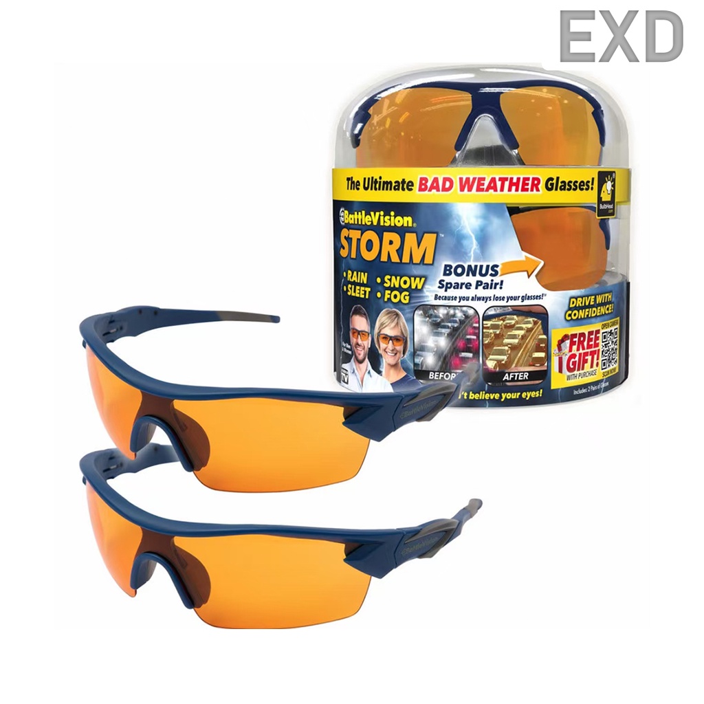 UV Blue Ray protection Battle Vision Storm Glasses | Shopee Philippines