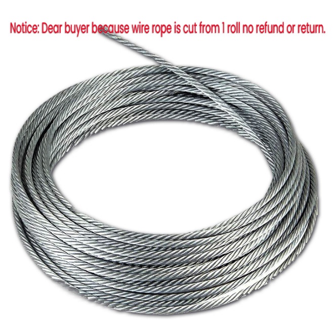 8mm,12mm,16mm Dia 304 Stainless Steel Wire Rope Cable (5 Meters) | Shopee Philippines