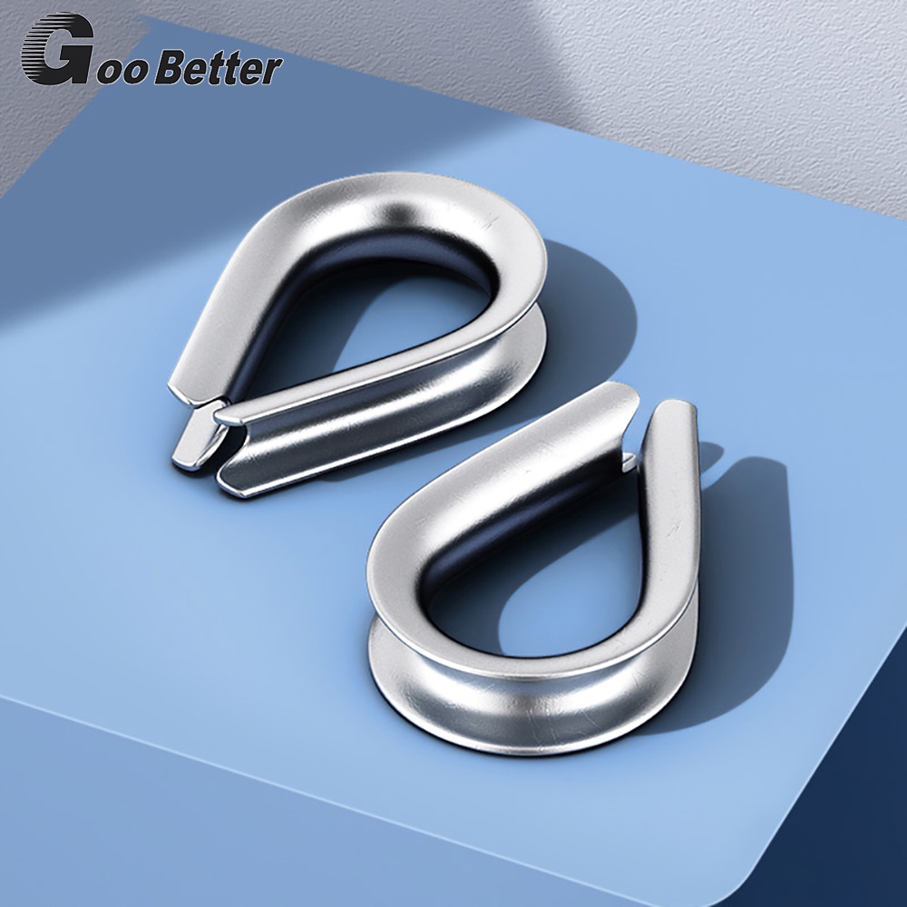 M1.5-M16 Wire Rope Clamp Thimble Thimbles 304 Stainless Steel Loop ...