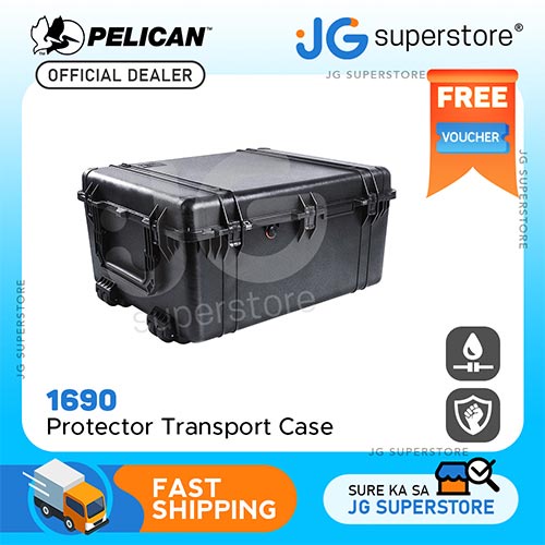 Pelican 1690 Protector Transport Case, Wheels Unbreakable Watertight ...