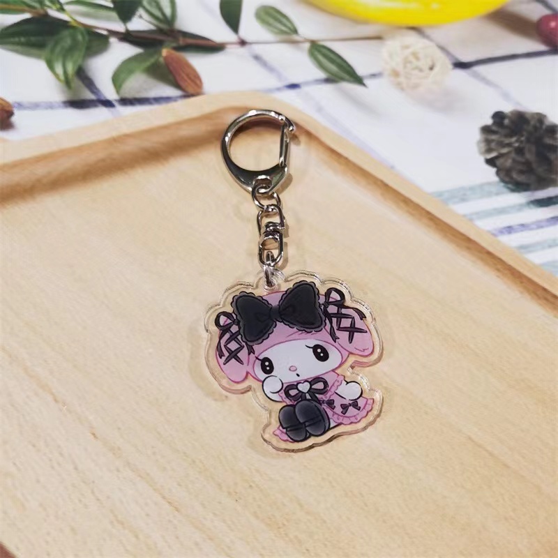Steve Cute Muscle Sanrio Keychain Macho Melody Kuromi Jade Dog Fitness ...