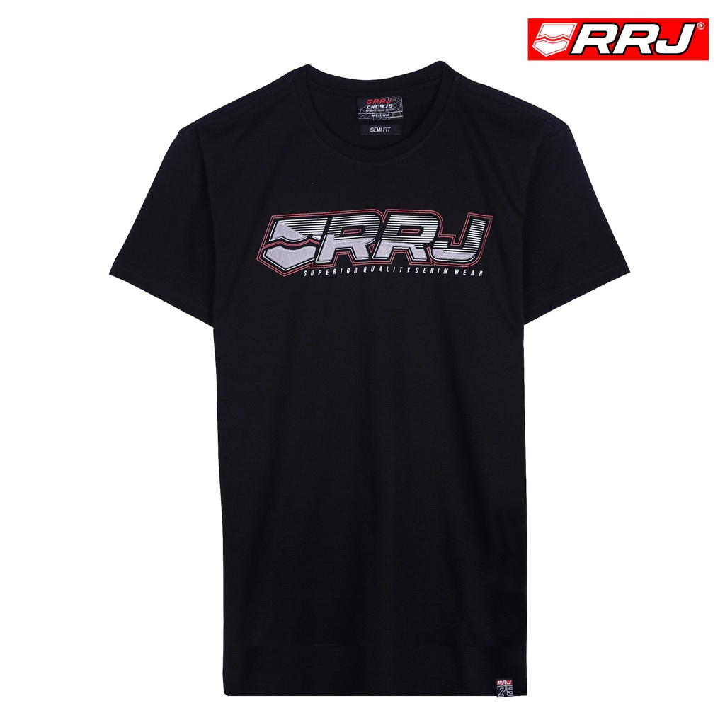RRJ Mens Basic Tee Semi Body Fit 16131 (Black) | Shopee Philippines