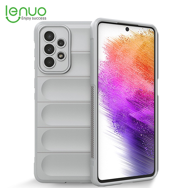 Lenuo Luxury Solid Color Silicone Soft Case for Samsung Galaxy A52 A52S A32 A05 A04E 4G 5G Case ...