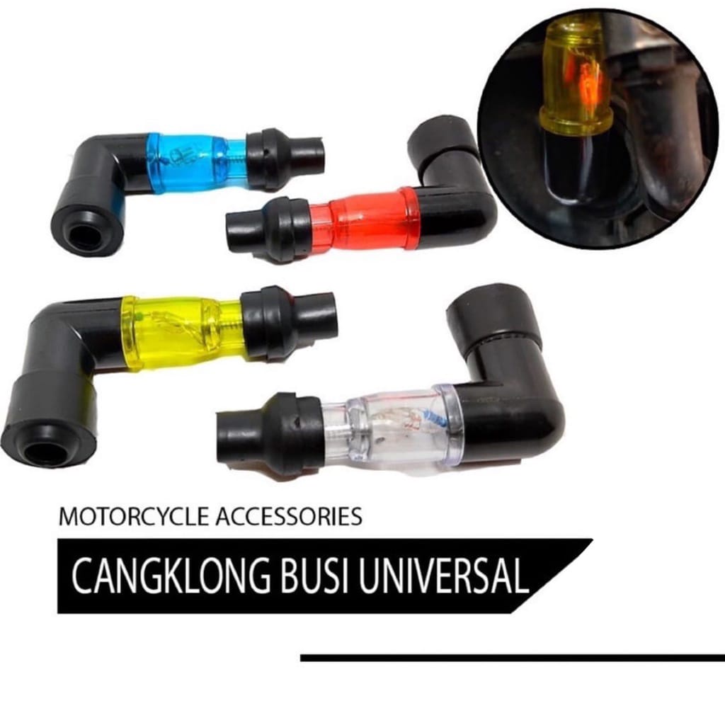 Cangklong Spark Plug Caps Universal Color Spark Plug Lights / Led Spark ...