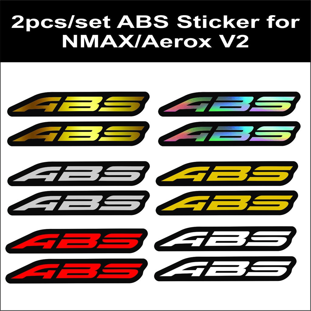 ABS sticker for NMAX / Aerox 155 V2 two pcs/set | Shopee Philippines