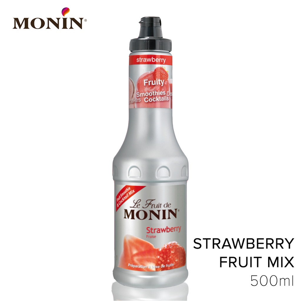MONIN Strawberry Fruit Mix 500ml | Shopee Philippines