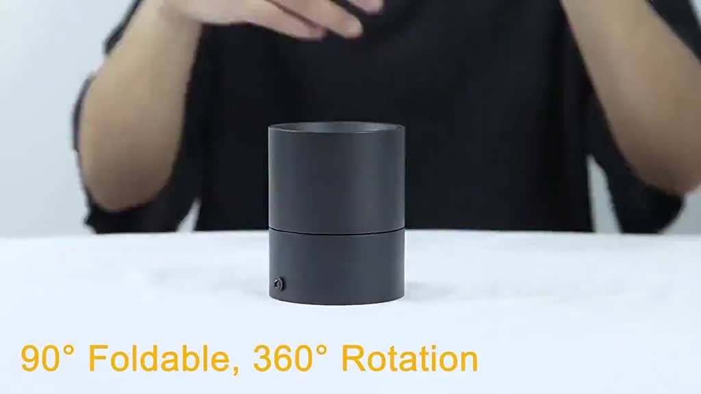 Tri-Color LED Downlight Foldable Spotlight Pin Light COB Track Light ...