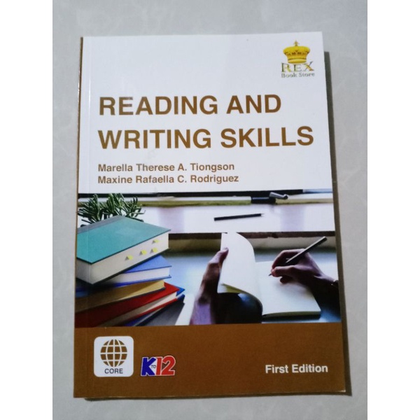REX READING AND WRITING Books (SHS/SENIOR HIGH SCHOOL /ABM/STEM/GAS ...