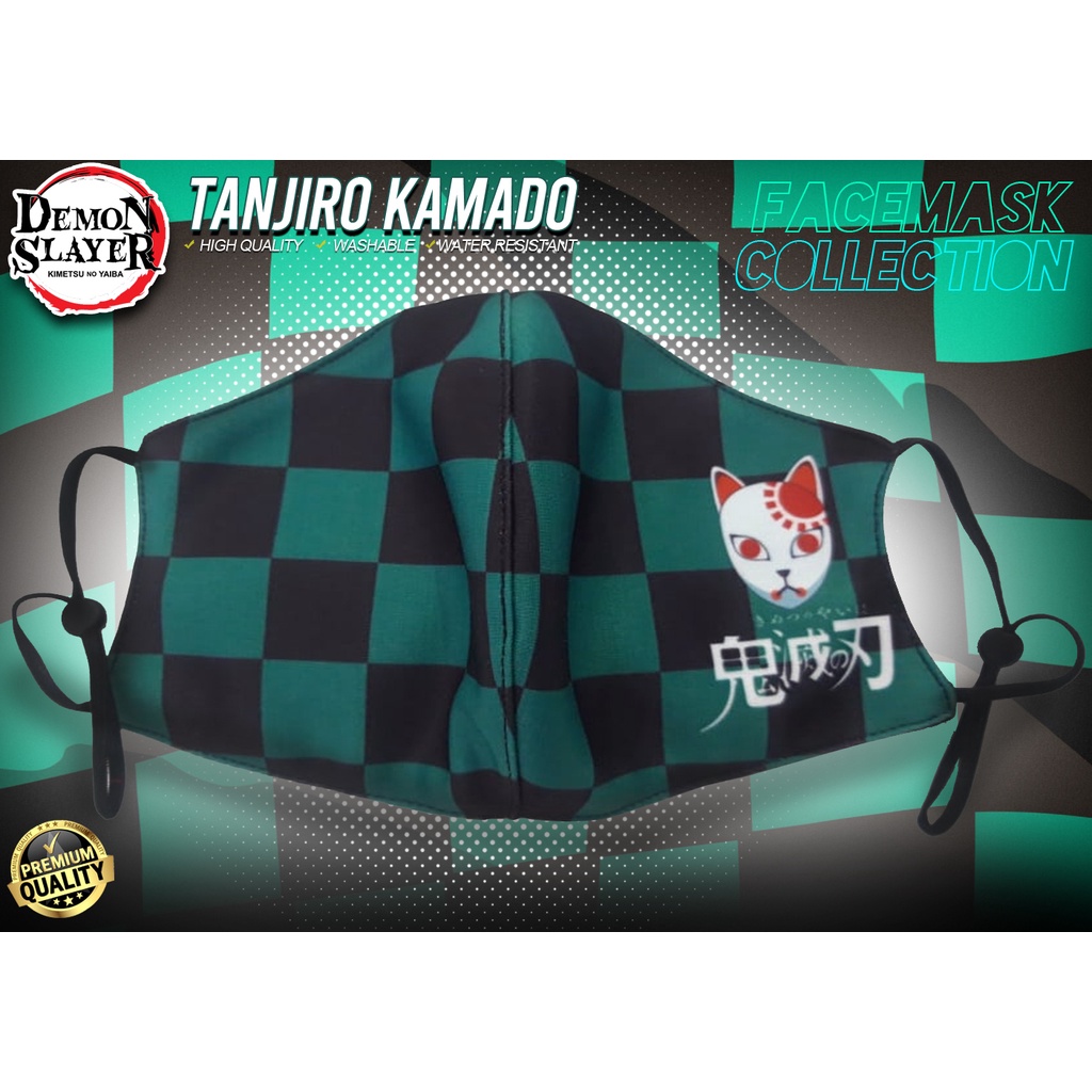 TANJIRO Kamado Demon Slayer Facemask | Shopee Philippines