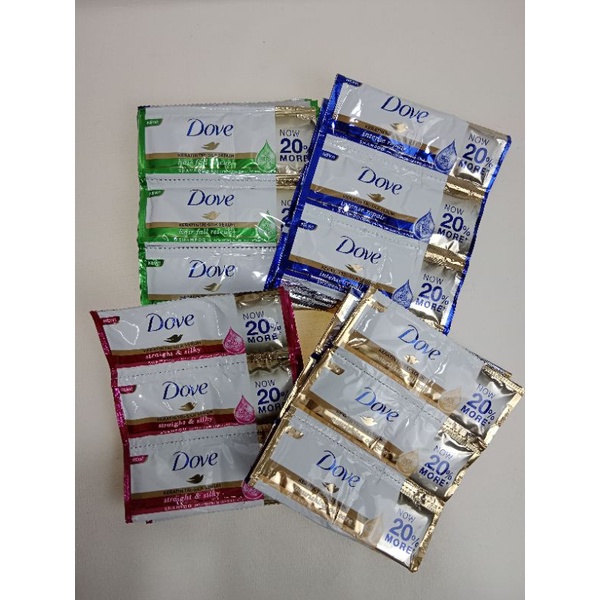 Dove Shampoo/Dove Keratin Tri-Silk Serum 12 x 12ml | Shopee Philippines