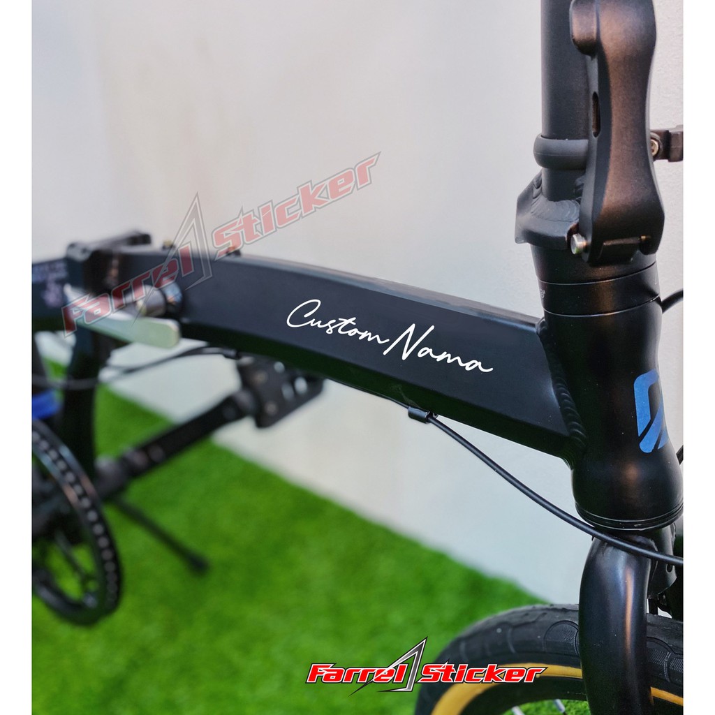 CUSTOM bicycle name sticker | Shopee Philippines