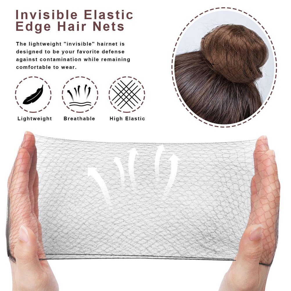 [READY STOCK] 100 Pcs Invisible Hair Net Bun Women’s Jewelry ...