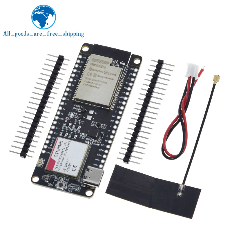 Ttgo T Call V1 3 Esp32 Wireless Module Sim Antenna Sim Card Sim800l Module And Gsm Gprs Antenna