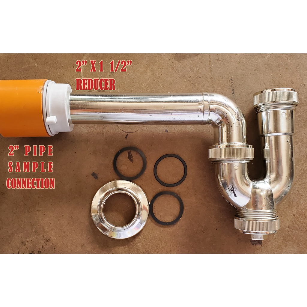 PTRAP / P-TRAP / P TRAP REG 1 1/2" with REDUCER SET | Shopee Philippines