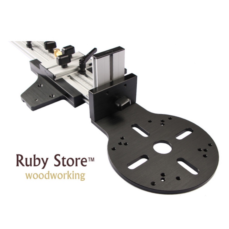 W-new Router Guide Rail Base for Straight and Circle Cuts, Woodworking ...
