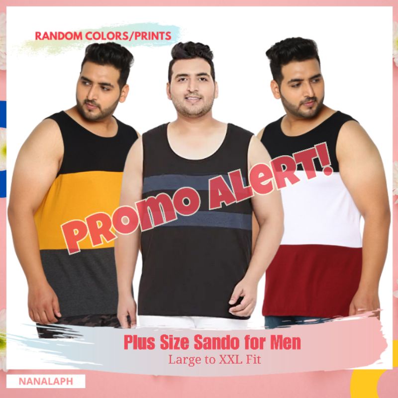 PROMO ALERT‼️PLUS SIZE Summer Sando for Men [Large to XXL] - Brando ...