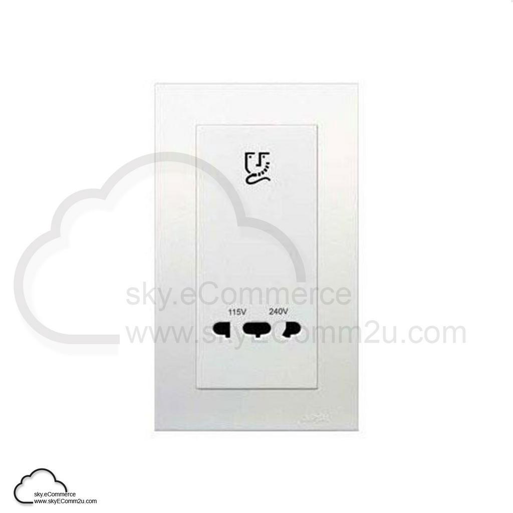 SCHNEIDER VIVACE UNIVERSAL SHAVER UNIT KBT727V SOCKET HOTEL | Shopee ...